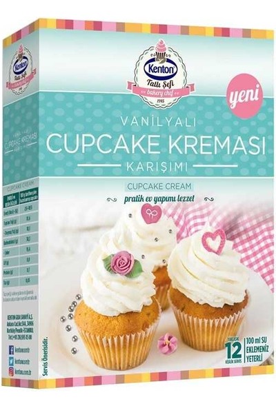 Kenton Tatlı Şefi Cupcake Kreması 100 gr