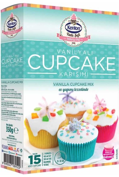 Kenton Tatlı Şefi Cupcake Karışımı 350 gr