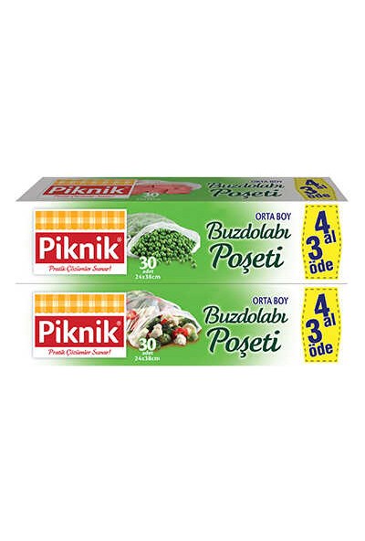 Piknik Buzdolabı Poşeti Orta Boy 120'li Piknik Buzdolabı Poşeti Orta Boy 120'li