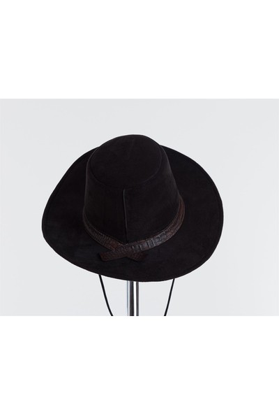 Tameris Kostüm Kovboy Şapkası Güderi Siyah
