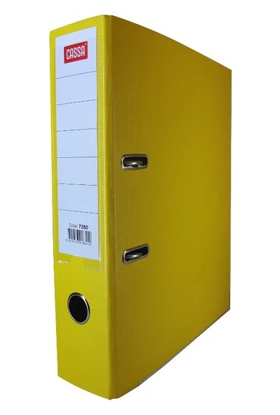 Cassa Geniş Plastik Klasör Sarı