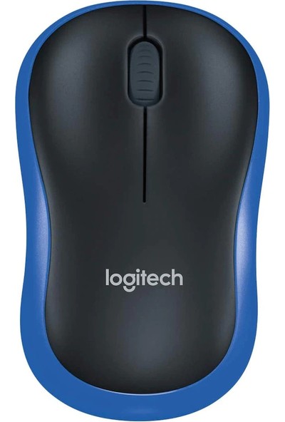 Logitech M185 USB Alıcılı Kompakt Kablosuz Mouse - Mavi Siyah Logitech M185 USB Alıcılı Kompakt Kablosuz Mouse - Mavi Siyah