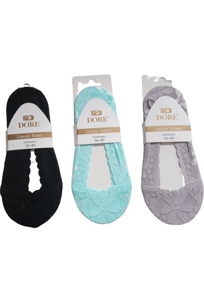 3 Adet Bayan Dantel Babet 3 Adet Bayan Dantel Babet