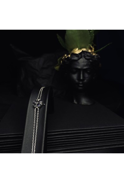 925 Ayar Gümüş Şans Yoncası Hologram Bileklik