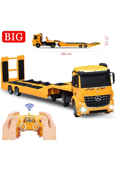Generic Rc Tow Kamyon Ayrılabilir Flatbed Yarı Römork Mühendisliği Uzaktan Kumanda Römork Kamyon Elektronik Oyuncak Ses ve Işıkları | Rc Kamyon (Sarı) (Yurt Dışından) Generic Rc Tow Kamyon Ayrılabilir Flatbed Yarı Römork Mühendisliği Uzaktan Kumanda Römork Kamyon Elektronik Oyuncak Ses ve Işıkları | Rc Kamyon (Sarı) (Yurt Dışından)