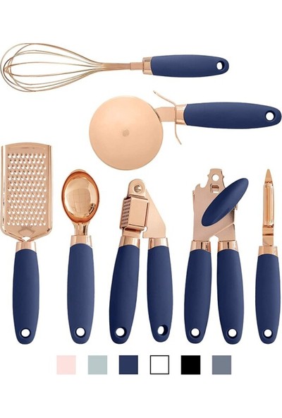 Generic Mutfak 7 Parça Set Gül Altın Pişirme Aracı Mutfak Biblo Seti Mutfak Aletleri Aksesuarları Mutfak Gadgets Sarımsak Basın Grater | Graters (Mavi) (Yurt Dışından) Generic Mutfak 7 Parça Set Gül Altın Pişirme Aracı Mutfak Biblo Seti Mutfak Aletleri Aksesuarları Mutfak Gadgets Sarımsak Basın Grater | Graters (Mavi) (Yurt Dışından)