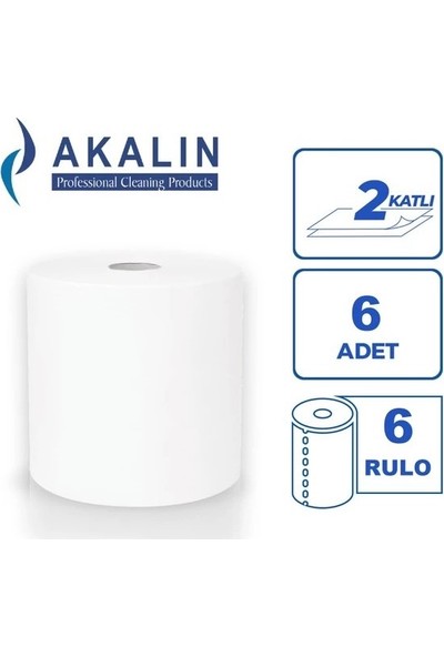 Akalın Hareketli Kağıt Havlu 21 Cm x 6 Rulo Akalın Hareketli Kağıt Havlu 21 Cm x 6 Rulo