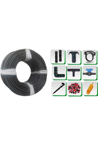 Hd Gurup 16 Deliksiz Damlama Borusu Set 100 Metre Hd Gurup 16 Deliksiz Damlama Borusu Set 100 Metre