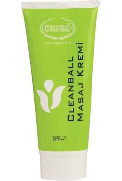 Ersağ Cleanball Masaj Kremi 200 Ml Ersağ Cleanball Masaj Kremi 200 Ml