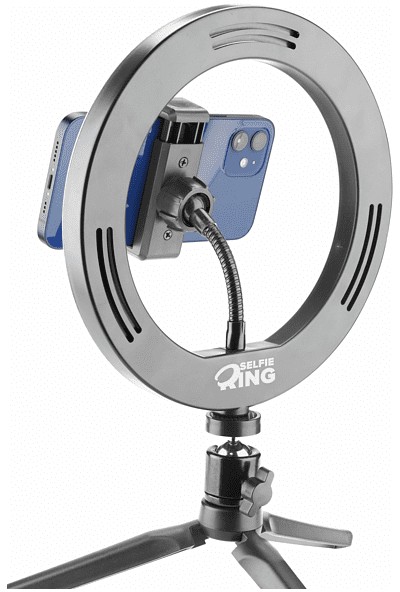Cellular Line Cellularline Selfie Ring Video ve Selfie Çekim Için Tripodlu 8'' LED Halka Cellular Line Cellularline Selfie Ring Video ve Selfie Çekim Için Tripodlu 8'' LED Halka