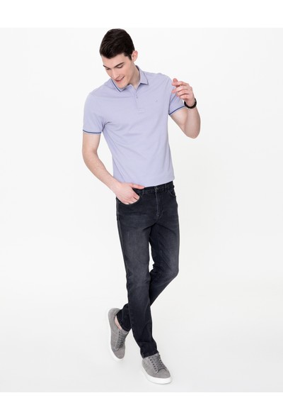 Pierre Cardin Antrasit Slim Fit Denim Pantolon 50249257-VR006