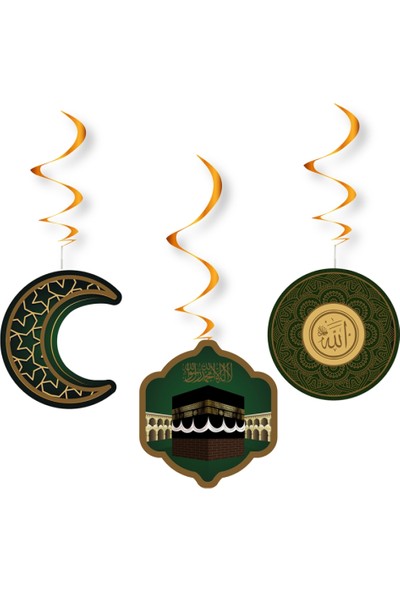 Party Country Kabe Model Ramazan Sarkıt Süs 6'lı Party Country Kabe Model Ramazan Sarkıt Süs 6'lı