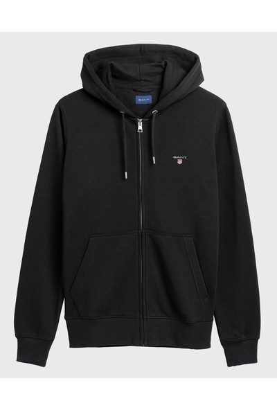 Gant Erkek Siyah Regular Fit Fermuarlı Sweatshirt 2046011.5 Gant Erkek Siyah Regular Fit Fermuarlı Sweatshirt 2046011.5