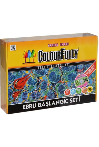 Kumtoys Colourfully Ebru Başlangıç Seti / Marble Paint Starter Set Kumtoys Colourfully Ebru Başlangıç Seti / Marble Paint Starter Set