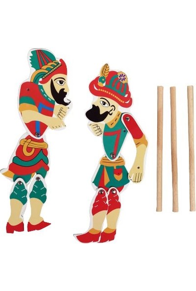Hacivat Karagöz Geleneksel Kukla Gölge Oyunu Kuklaları 29X9 cm 20 cm Kukla Sopalı Eğitici Oyun Seti Hacivat Karagöz Geleneksel Kukla Gölge Oyunu Kuklaları 29X9 cm 20 cm Kukla Sopalı Eğitici Oyun Seti