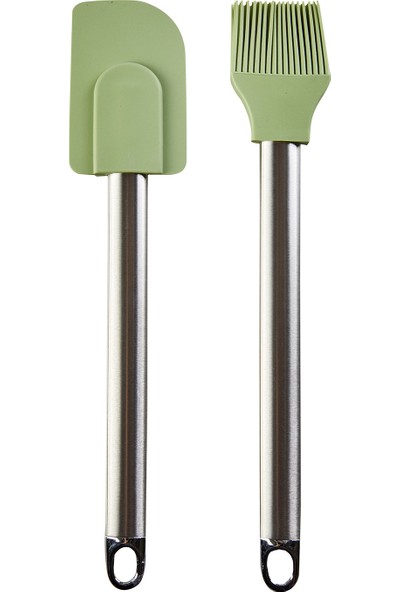 Crick Crack Alp 2'li Fırça Spatula Set Crick Crack Alp 2'li Fırça Spatula Set