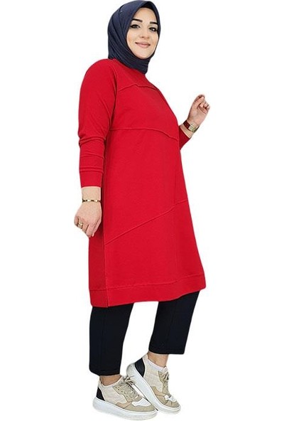 Pys Giyim Kadın Bisiklet Yakalı Tesettür Tunik