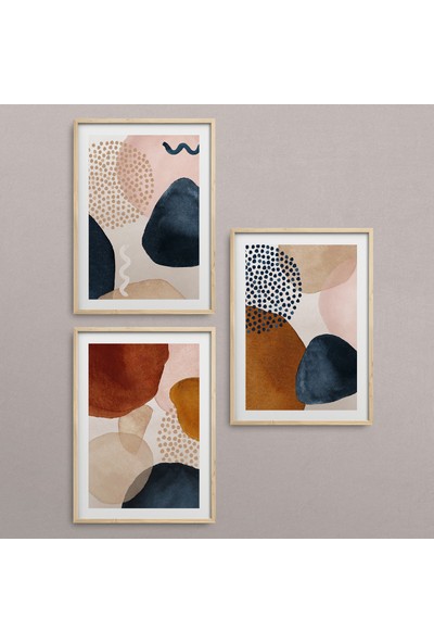 Home Pack Çerçeveli 3 Parça Tablo Seti