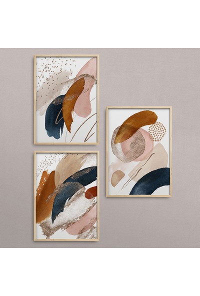 Home Pack Çerçeveli 3 Parça Tablo Seti