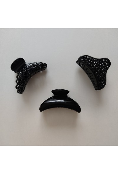 2k E-Ticaret Kadın Büyük Boy Mandal Toka Seti 3'lü