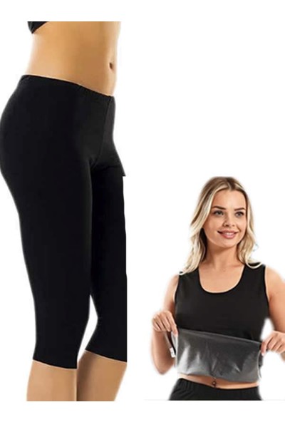 Mybebish Termal Sauna Etkili Polimer Tayt ve Spor Atlet Ikili Takım Mybebish Termal Sauna Etkili Polimer Tayt ve Spor Atlet Ikili Takım