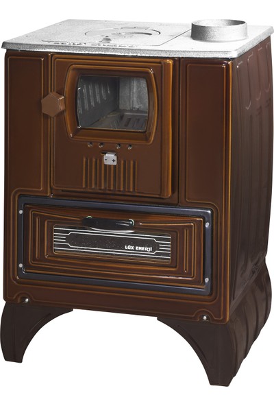 Lüks Enerji Karadeniz Camlı Majolik Dik Kuzine