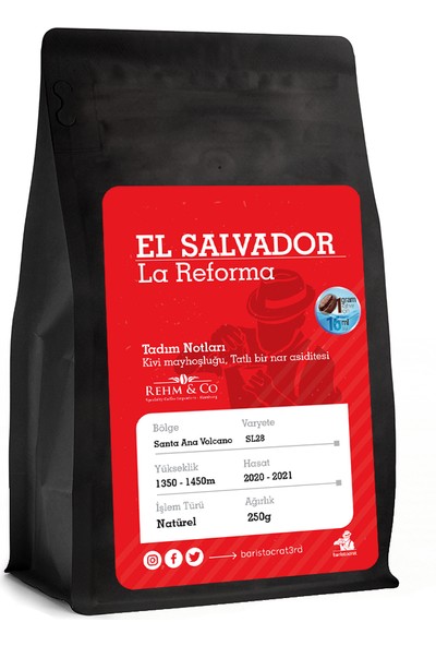 Baristocrat El Salvador La Reforma