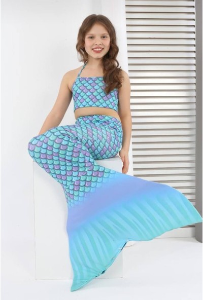 İstefani Kids Deniz Kızı Mayo Kostumu İstefani Kids Deniz Kızı Mayo Kostumu