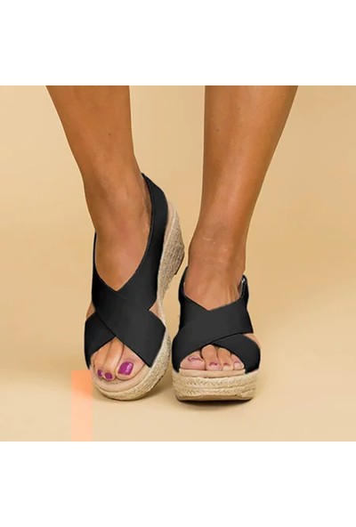 Palyshery Kadın Yaz Bilek Askılı Takoz Sandalet (Yurt Dışından) Palyshery Kadın Yaz Bilek Askılı Takoz Sandalet (Yurt Dışından)