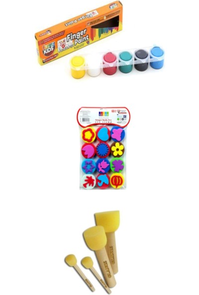 Neon Plus Rich Funny Kids 15 ml Parmak Boyası Eva Baskı Set 3'lü Neon Plus Rich Funny Kids 15 ml Parmak Boyası Eva Baskı Set 3'lü