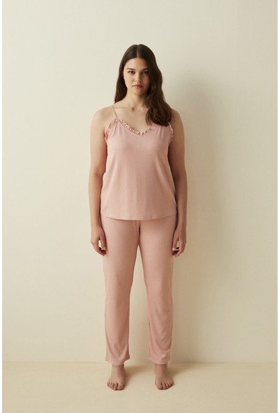 Penti Gül Kurusu Misty Rose Pijama Takımı Penti Gül Kurusu Misty Rose Pijama Takımı