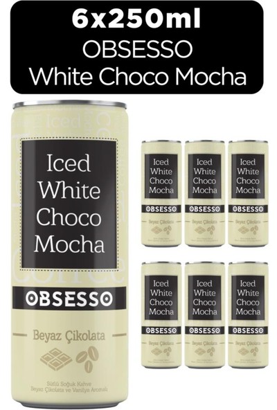 Obsesso Iced White Chocolate Mocha 250 ml x 6