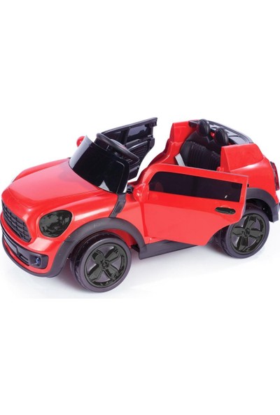 Dolu Ride On 12V Akülü Araba Minni Cooper Kırmızı
