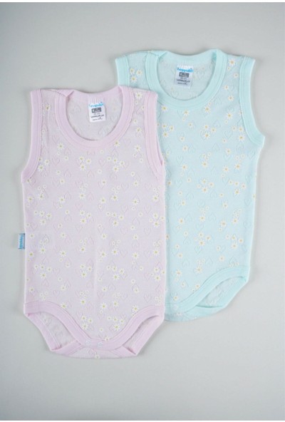 Miniko Kids Hoppidik 2'li Klimalı Jakarlı Desenli Bebek Askılı Çıtçıtlı Badi Zıbın Miniko Kids Hoppidik 2'li Klimalı Jakarlı Desenli Bebek Askılı Çıtçıtlı Badi Zıbın