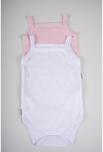 Miniko Kids Yeni Sezon Askılı 2li Çıtçıtlı Badi Zıbın