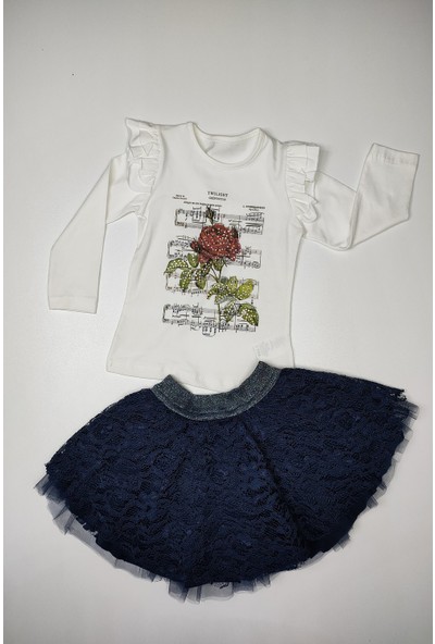 Neon Kids Güllü Taşlı Nota Kız Takım Neon Kids Güllü Taşlı Nota Kız Takım