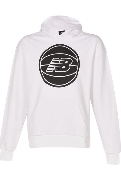 New Balance MNH1243-WT Erkek Kapsonlu Sweatshirt