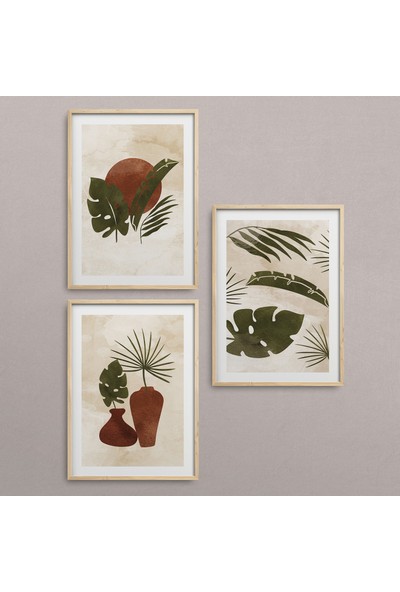 Home Pack Çerçeveli 3 Parça Tablo Seti
