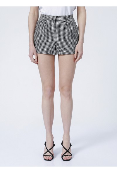 Fabrika Şort, 42, Siyah - Beyaz