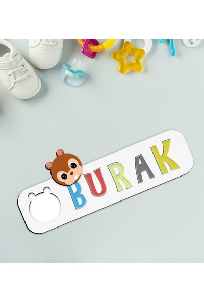 Bk Toys Çocuklara Özel Isimli Figürlü Ahşap Eğitici Yapboz Puzzle-16 Bk Toys Çocuklara Özel Isimli Figürlü Ahşap Eğitici Yapboz Puzzle-16