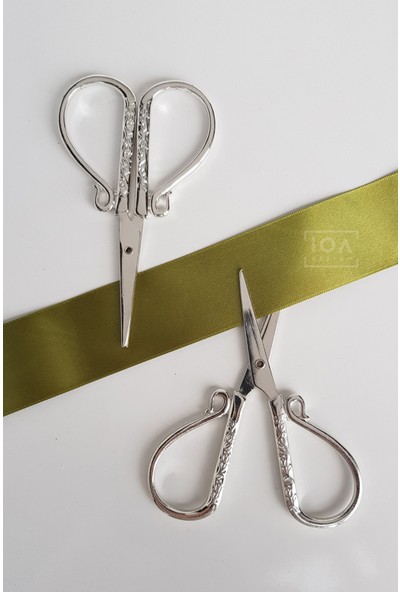 ioadesign Söz / Nişan Makası - Gümüş Renk