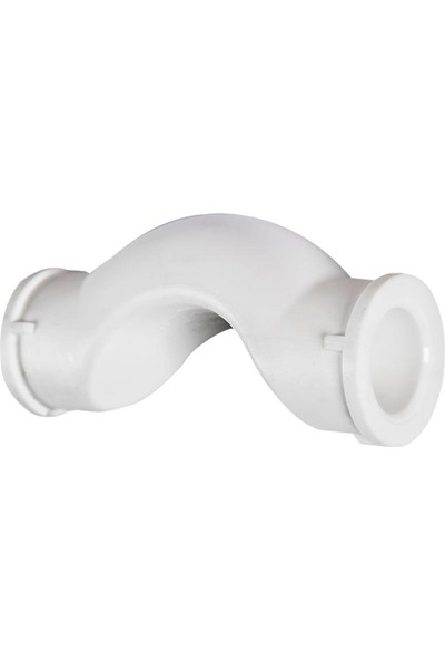 Güven Plastik 25 mm Kısa Kavis Beyaz (5 Adet)