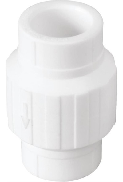 Güven Plastik 25 Mm Pp Çekvalf Dik Beyaz