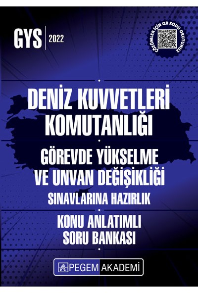 Pegem Akademi Yayıncılık 2022 Deniz Kuvvetleri Komutanlığı Görevde Yükselme Konu Anlatımlı Soru Bankası Pegem Akademi Yayıncılık 2022 Deniz Kuvvetleri Komutanlığı Görevde Yükselme Konu Anlatımlı Soru Bankası