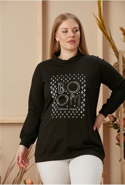 Rmg Büyük Beden Bayan Sweatshirt