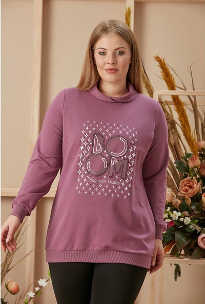 Rmg Büyük Beden Bayan Sweatshirt