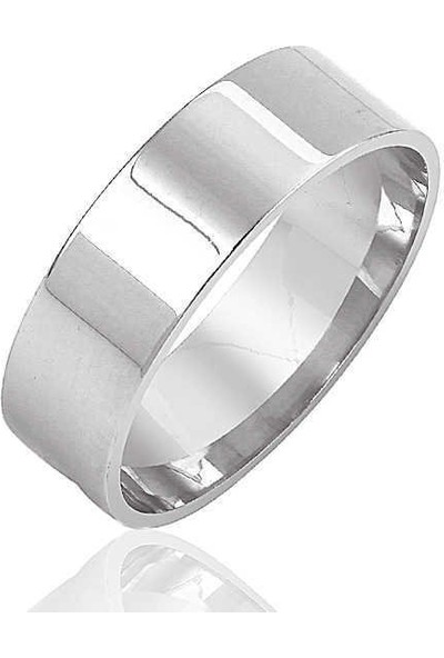 Gümüş Rodyum Kaplama Alyans