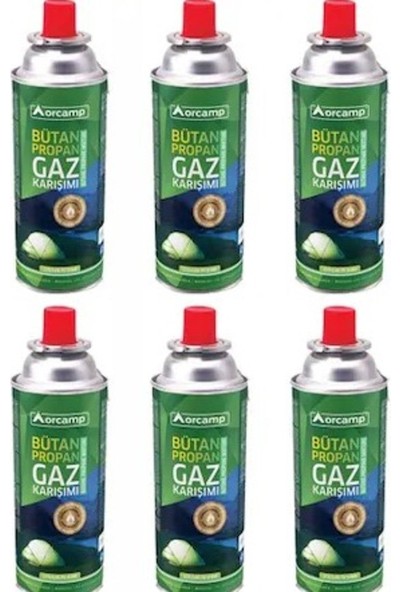 Orcamp Orgaz Kamp Kartuş Tüp 227 gr Orcamp 6'lı Paket