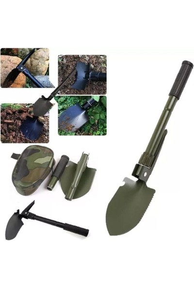 Orcamp Portatif Çantalı Pusulalı Katlanabilir Kazma Kürek Kamp Seti 3 In 1 Orcamp Portatif Çantalı Pusulalı Katlanabilir Kazma Kürek Kamp Seti 3 In 1