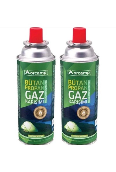 Orcamp Orgaz Kamp Kartuş Tüp 227 gr Orcamp 2'li Paket